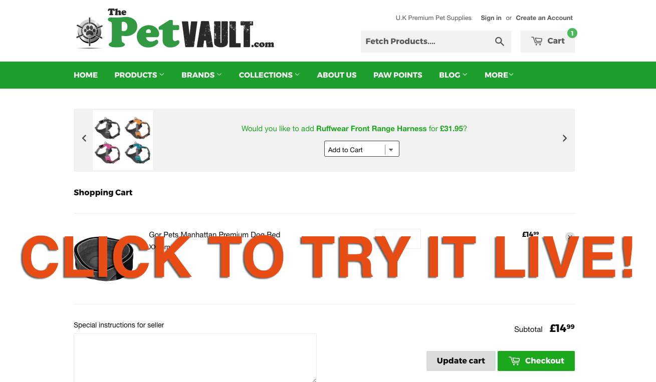 Persistent Shopping Cart for Volusion, Bigcommerce, Shopify and Magento ...